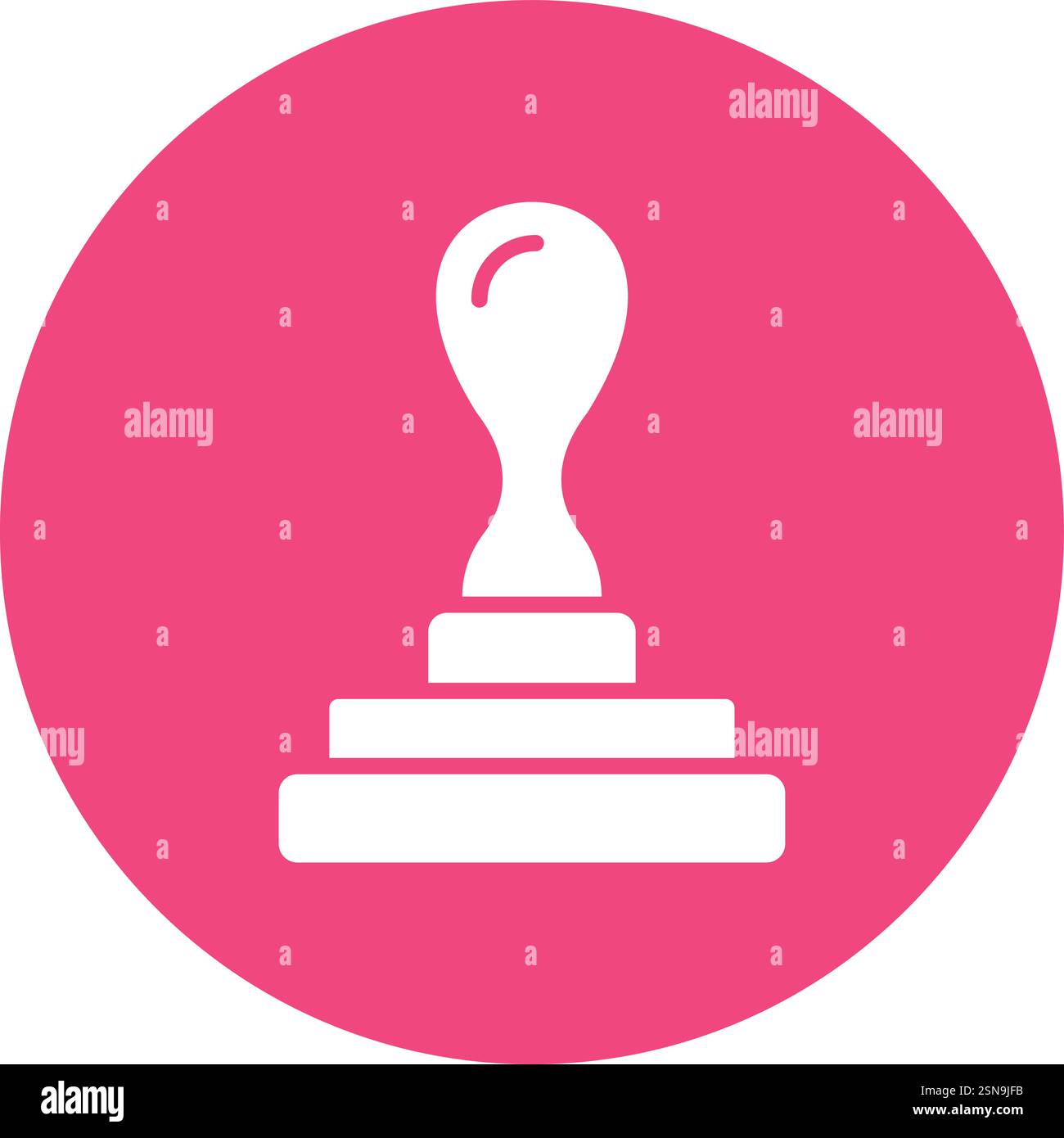 Rubber Stamp Vector Icon Design Illustration Stock Vector Image & Art ...