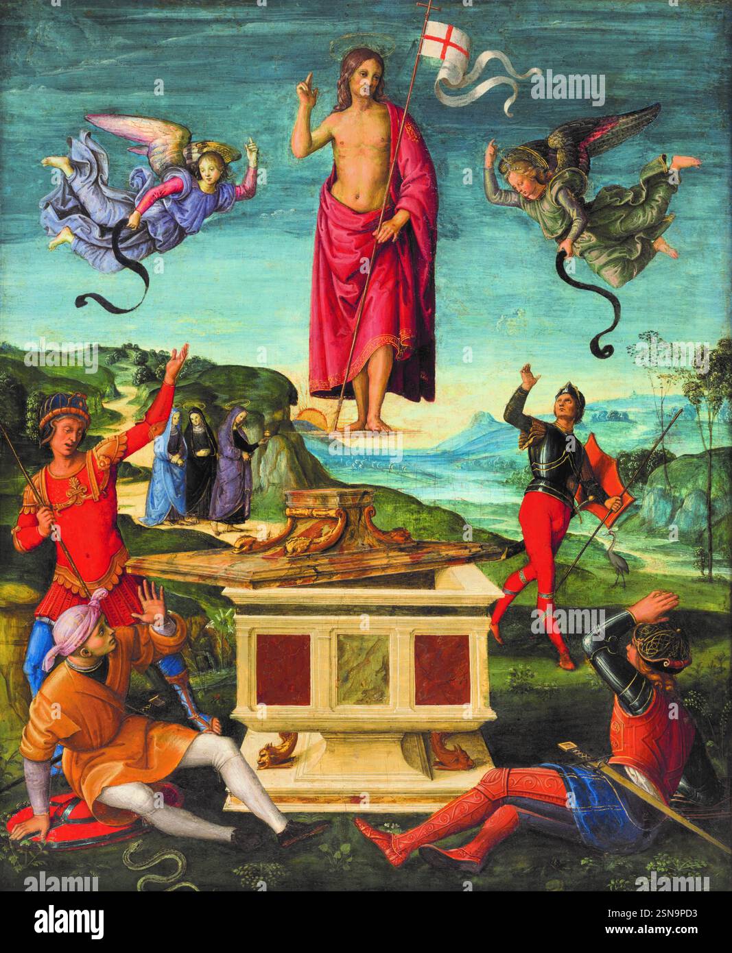 Resurrection of Jesus Christ (Kinnaird Resurrection) by Raphael, 1502 ...