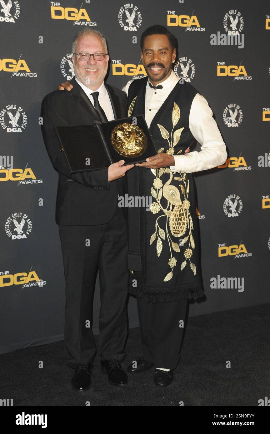 Frederick E.O. Toye, Colman Domingo in the press room for 77th Annual ...