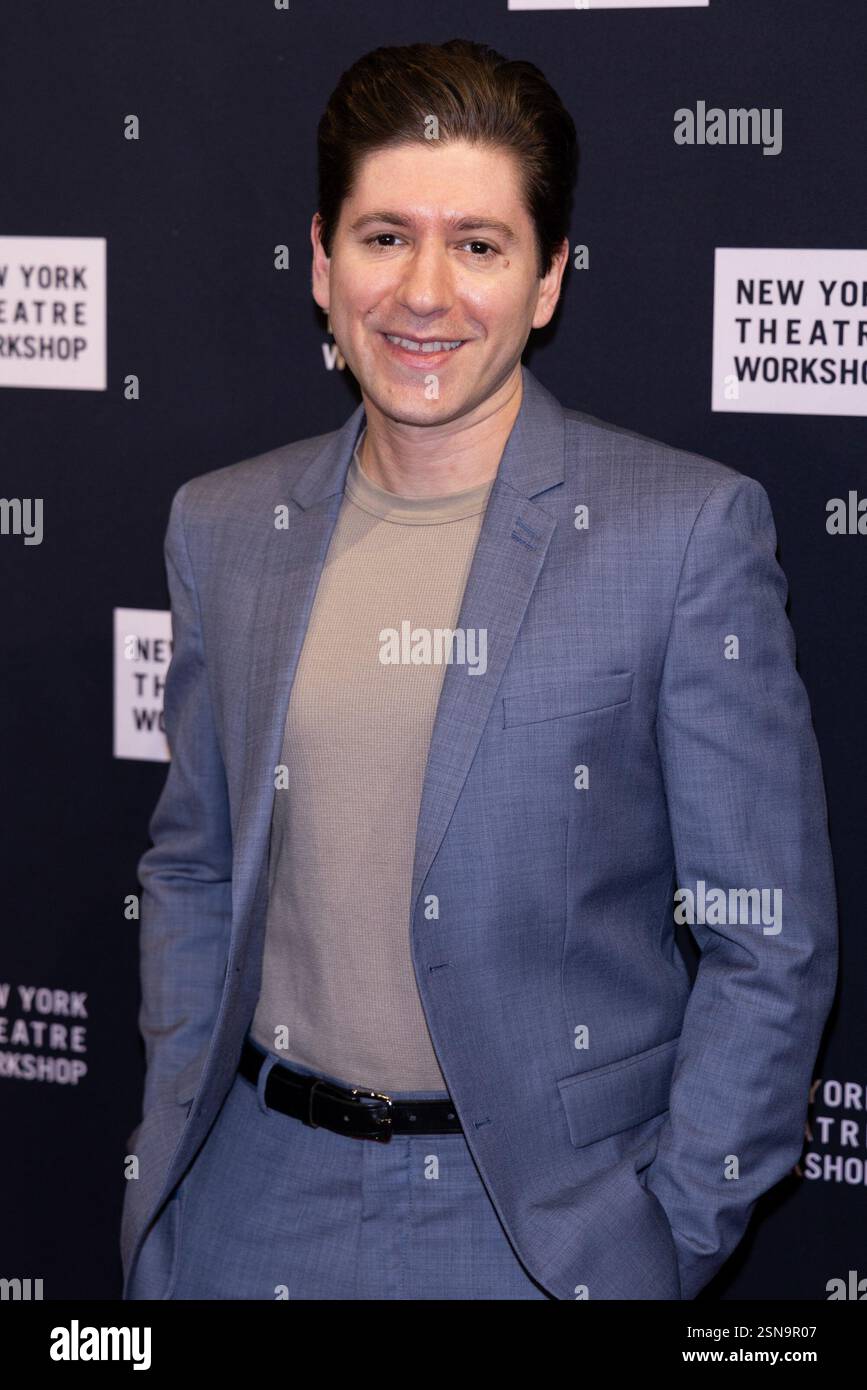 Michael Zegan at arrivals for New York Theatre Workshop s 2025 Gala ...