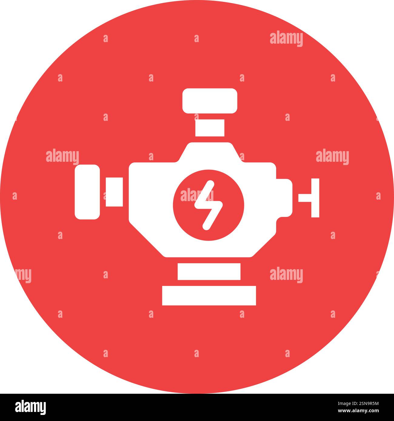 Engine Vector Icon Design Illustration Stock Vector Image & Art - Alamy