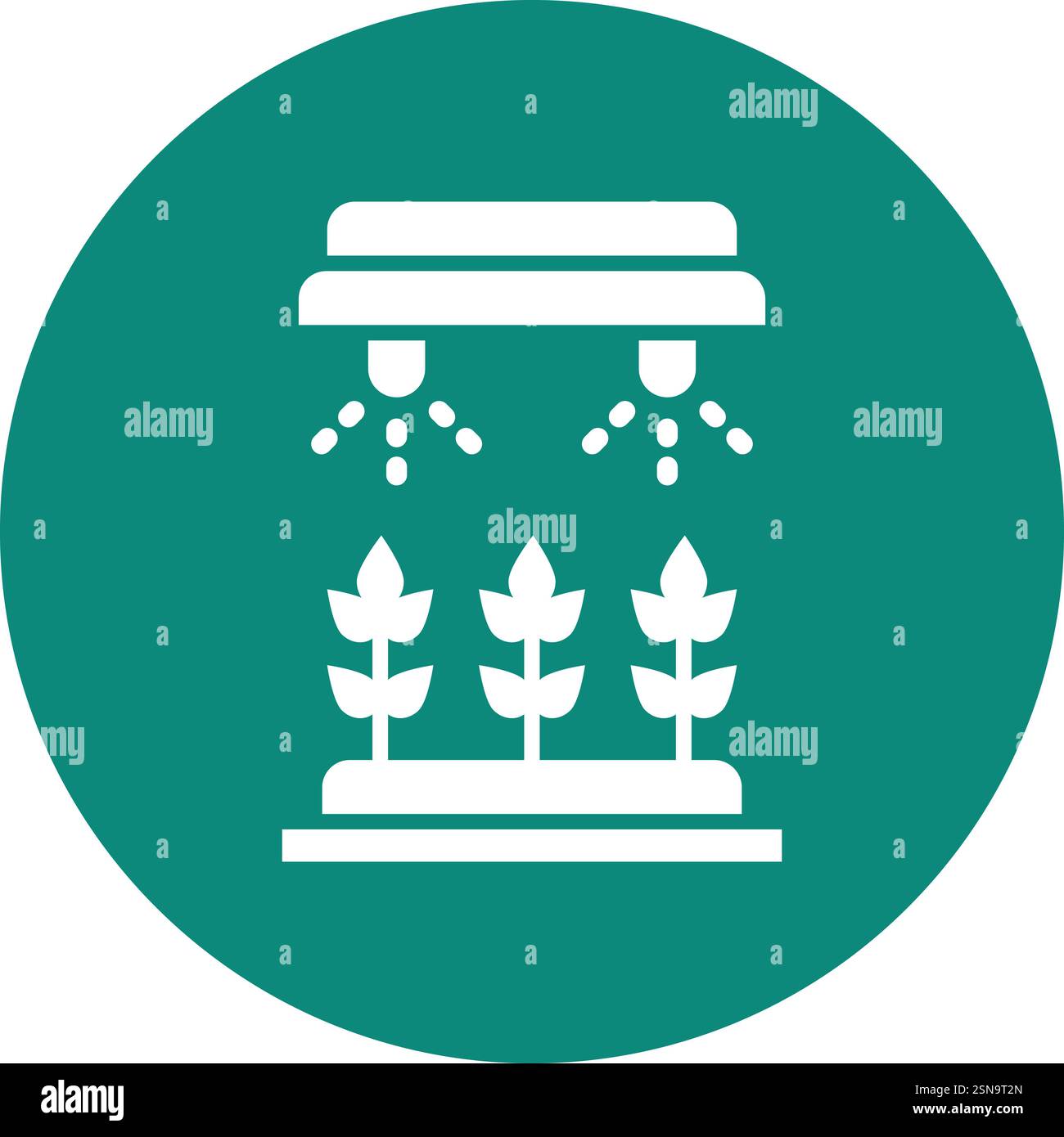 Irrigation line icon Stock Vector Images - Alamy