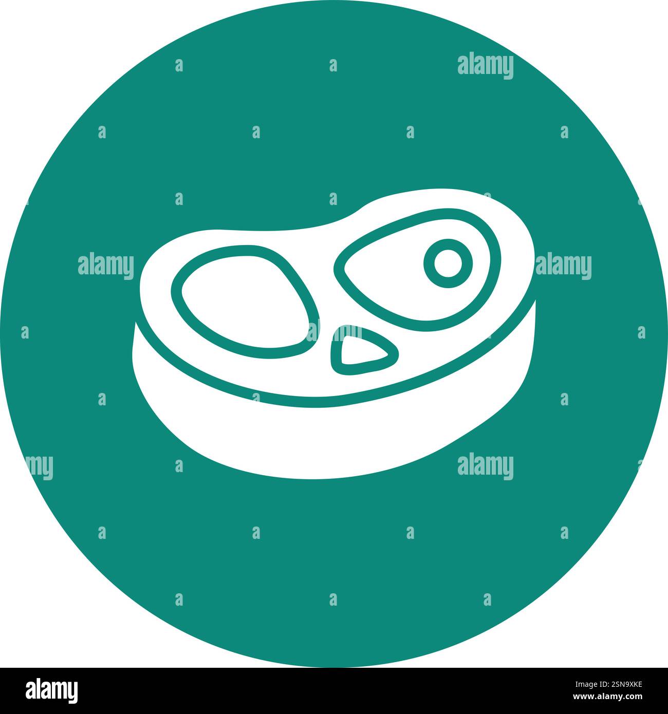 Meat steak app icon Stock Vector Images - Alamy