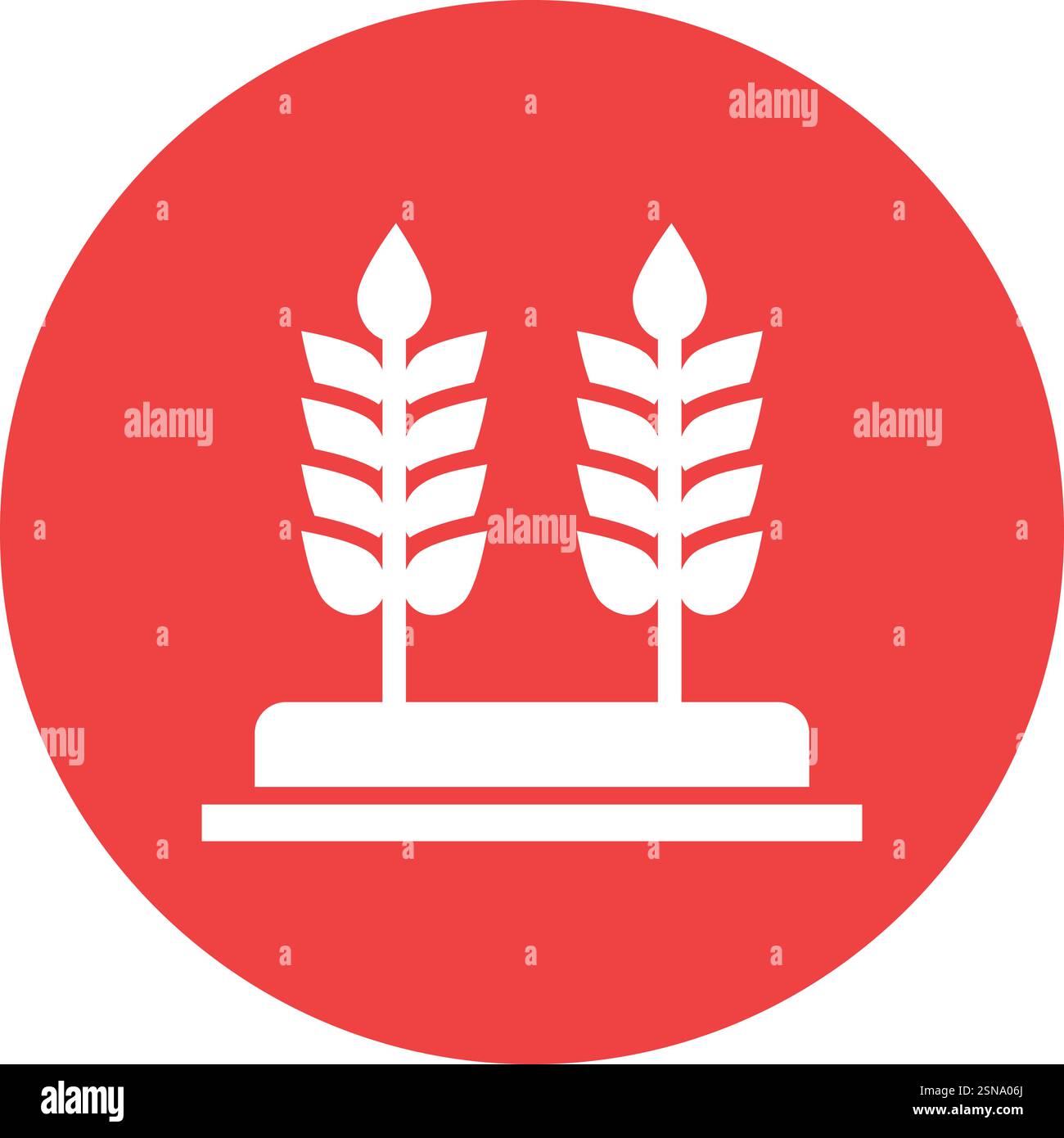 Wheat Vector Icon Design Illustration Stock Vector Image & Art - Alamy