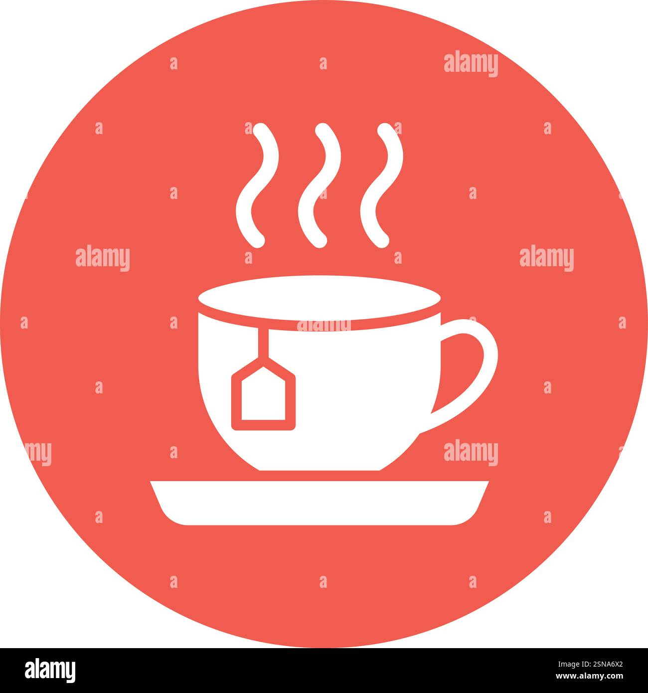 Tea Cup Vector Icon Design Illustration Stock Vector Image & Art - Alamy