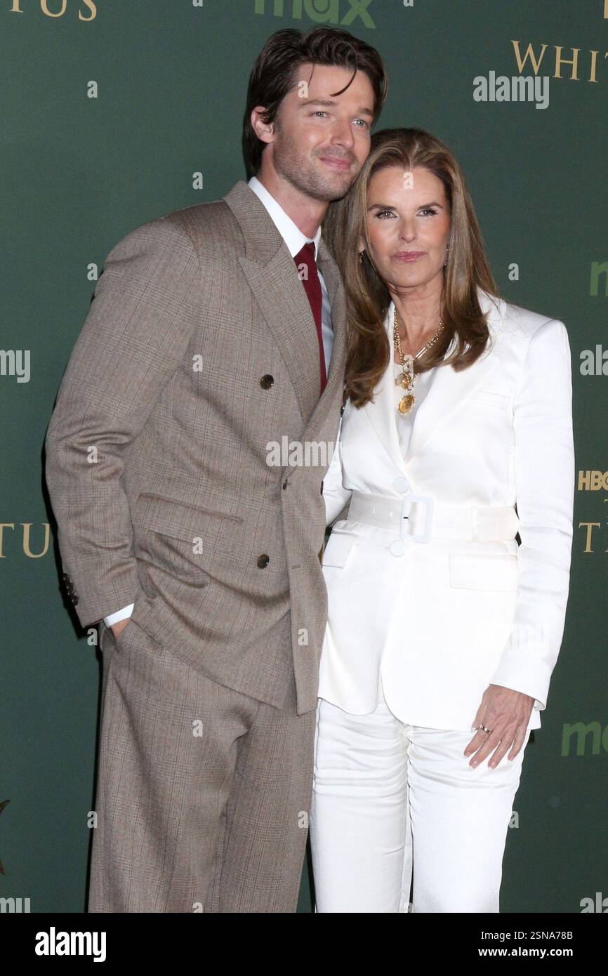 Ca. 10th Feb, 2025. Patrick Schwarzenegger, Maria Shriver at arrivals ...