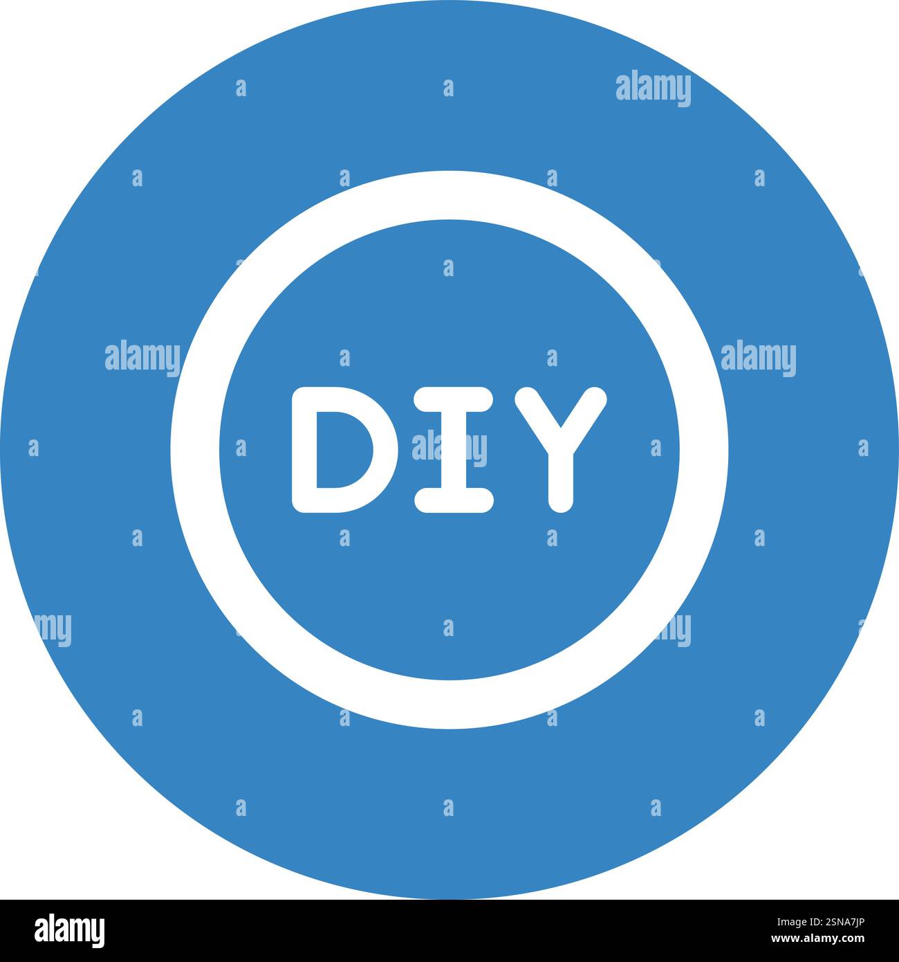 Diy Vector Icon Design Illustration Stock Vector Image & Art - Alamy