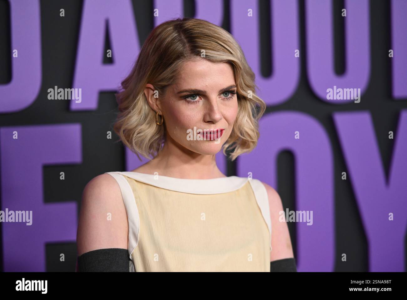 Photo by: NDZ/STAR MAX/IPx 2025 2/12/25 Lucy Boynton at a special ...