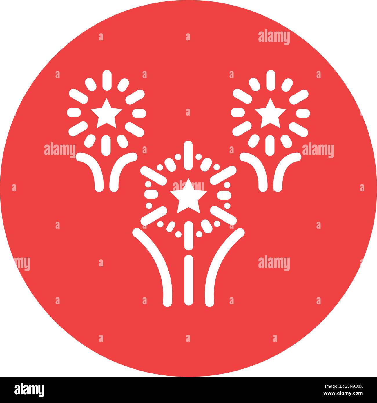 Firework Vector Icon Design Illustration Stock Vector Image & Art - Alamy