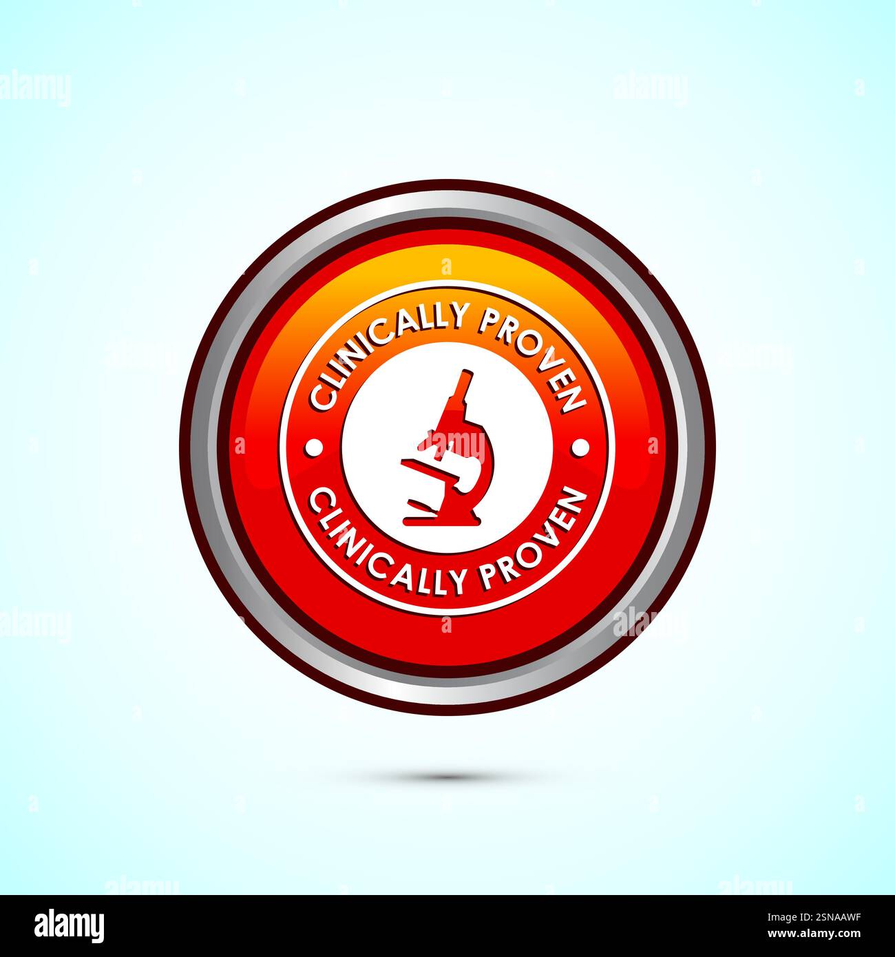 Clinically proven icon design illustration, Clinically tested label ...