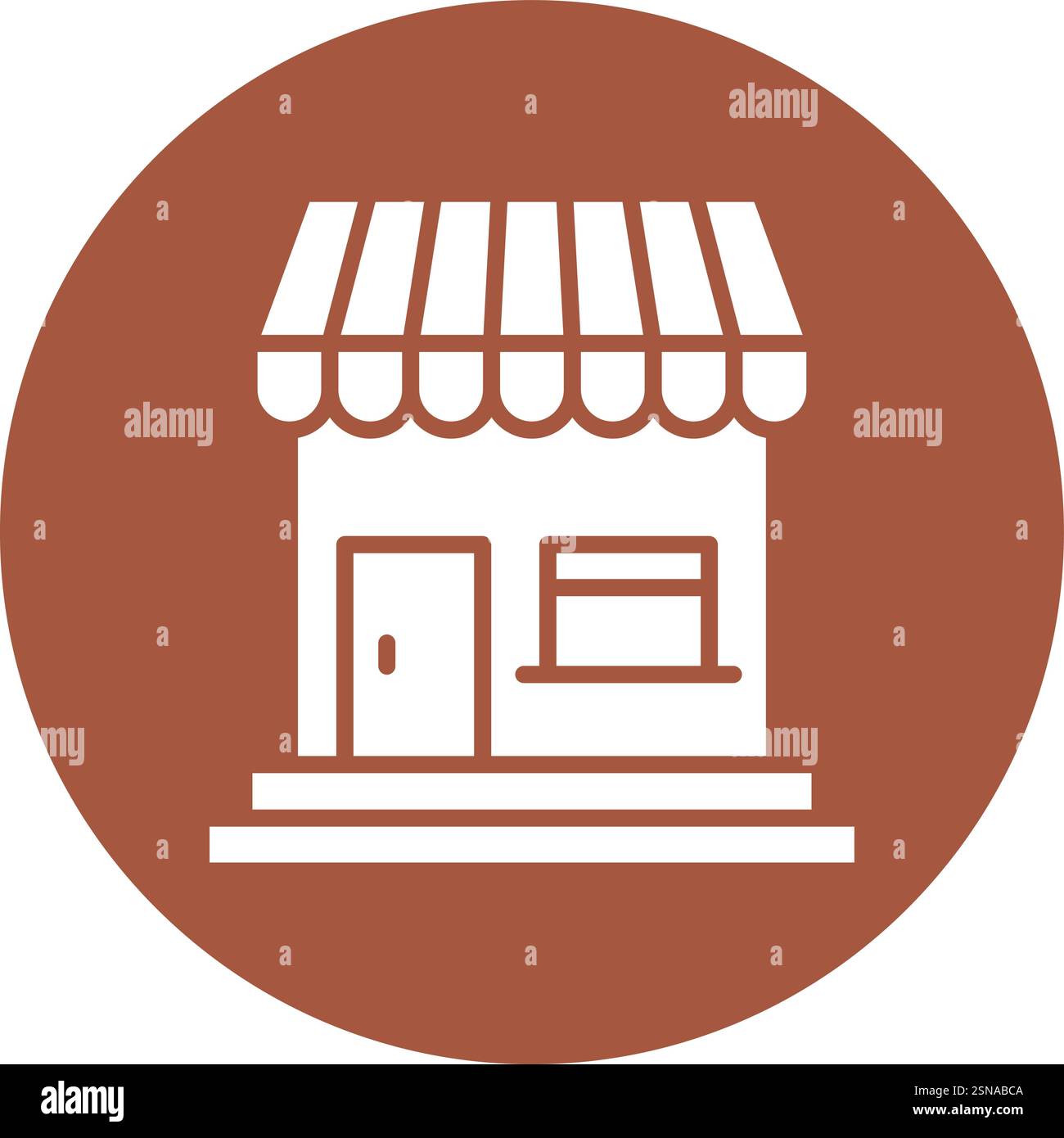 Coffee Shop Vector Icon Design Illustration Stock Vector Image & Art ...