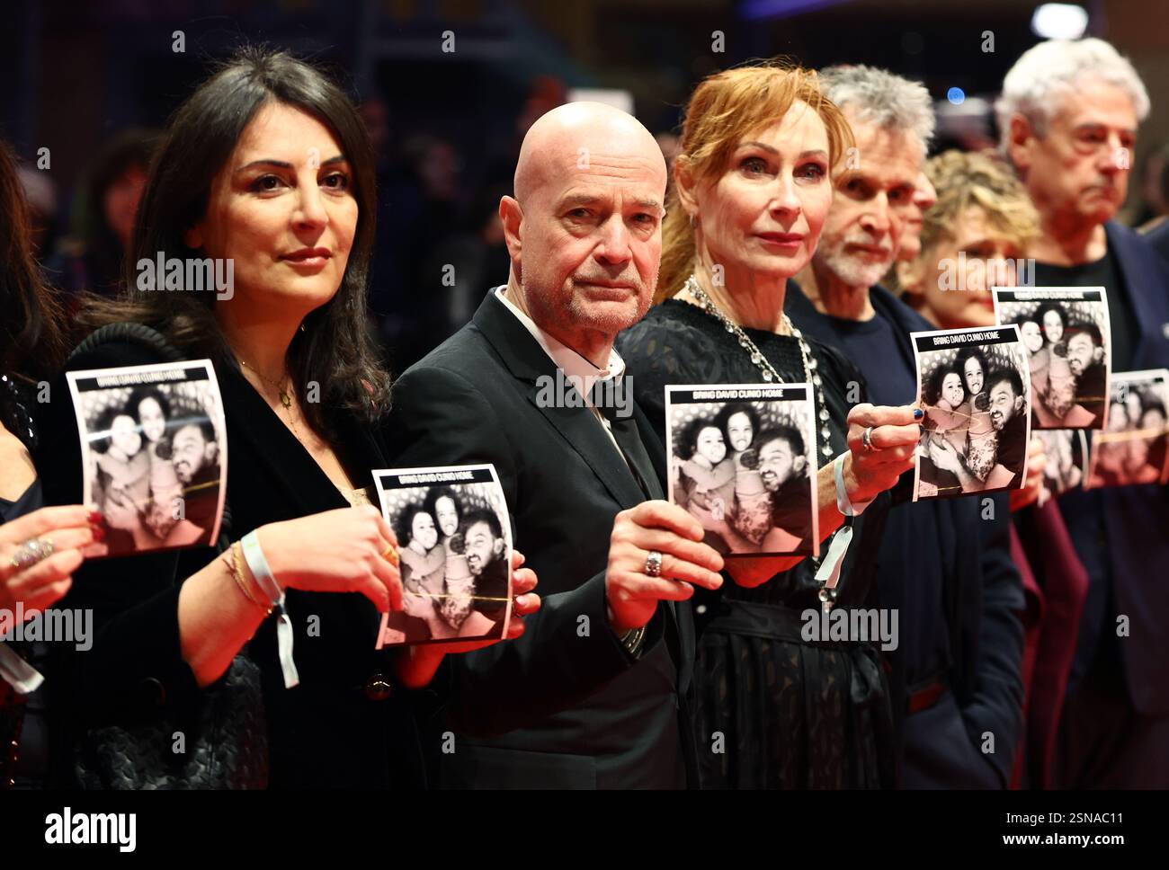 Berlin, Germany. 13th Feb, 2025. Human rights activist Düzen Tekkal (l ...