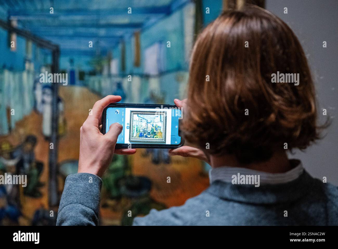 London, UK. 13 Feb 2025. Vincent van Gogh, A Ward in the Hospital at Arles, 1889 - Goya to ...