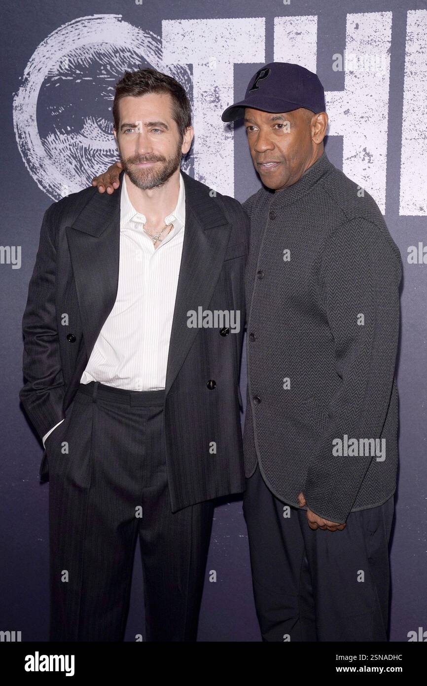 Ny. 10th Feb, 2025. Denzel Washington, Jake Gyllenhaal Photo Call for ...