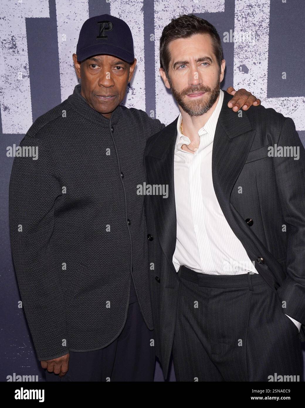 Ny. 10th Feb, 2025. Denzel Washington, Jake Gyllenhaal Photo Call for ...