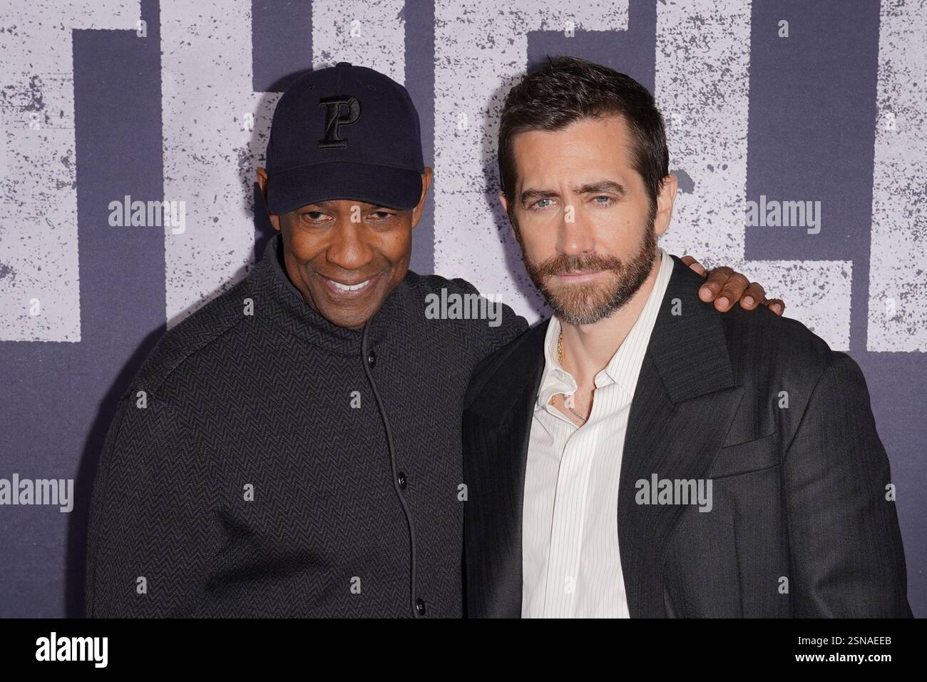 Ny. 10th Feb, 2025. Denzel Washington, Jake Gyllenhaal Photo Call for ...