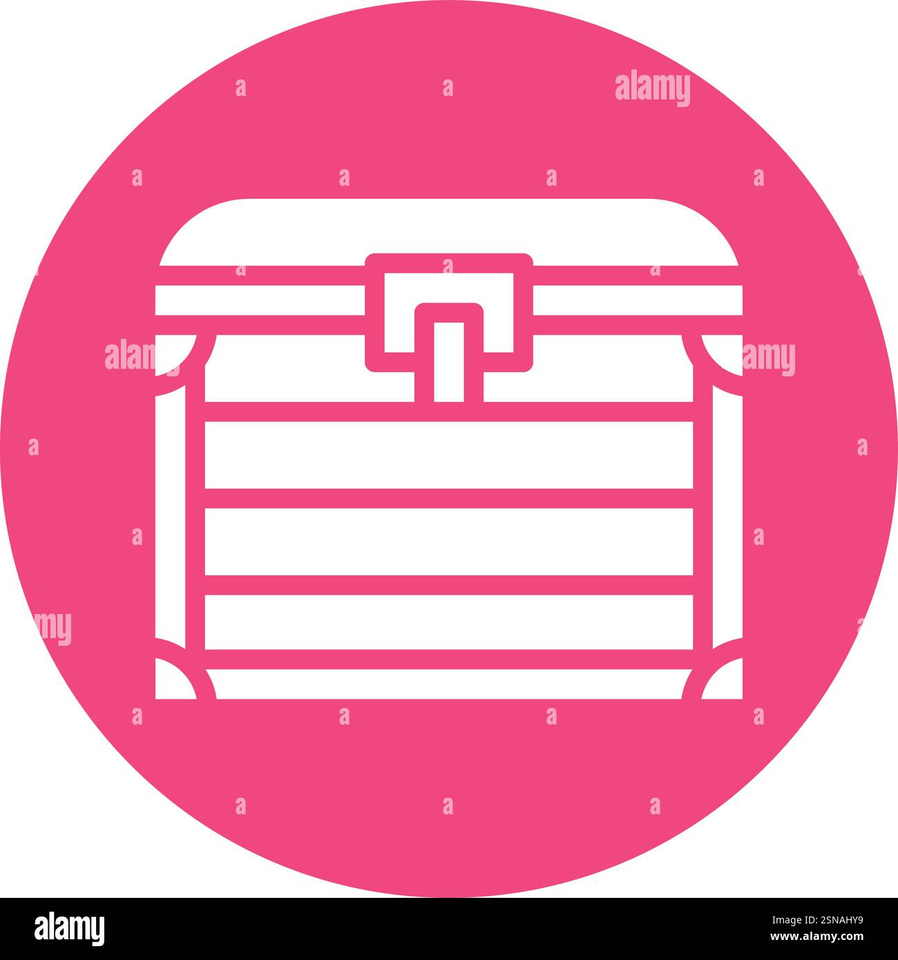 Treasure box Vector Icon Design Illustration Stock Vector Image & Art ...