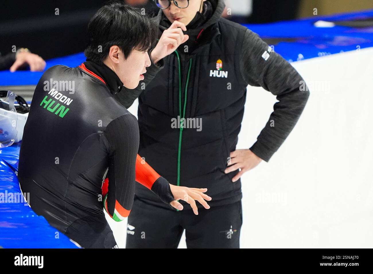 Milan, Italy. 13th Feb, 2025. MILAN, ITALY - FEBRUARY 13: Wonjun Moon of Hungary during a ...