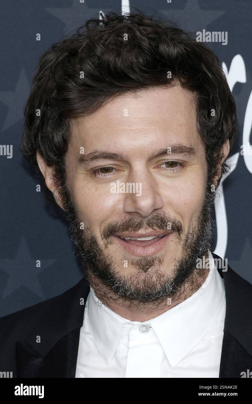 Ca. 07th Feb, 2025. Adam Brody at arrivals for The Critics Choice ...