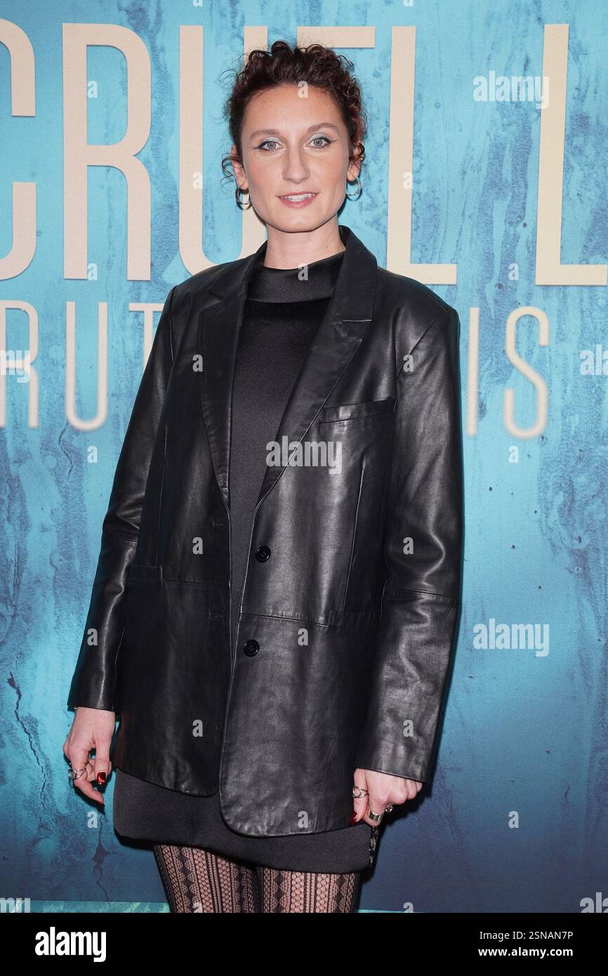 Ny. 11th Feb, 2025. Bessie Carter at arrivals for A CRUEL LOVE: THE ...