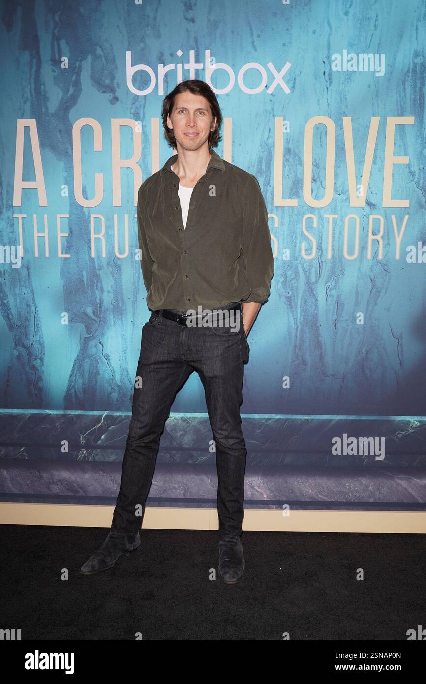 Ny. 11th Feb, 2025. Andrew Boszhardt at arrivals for A CRUEL LOVE: THE ...