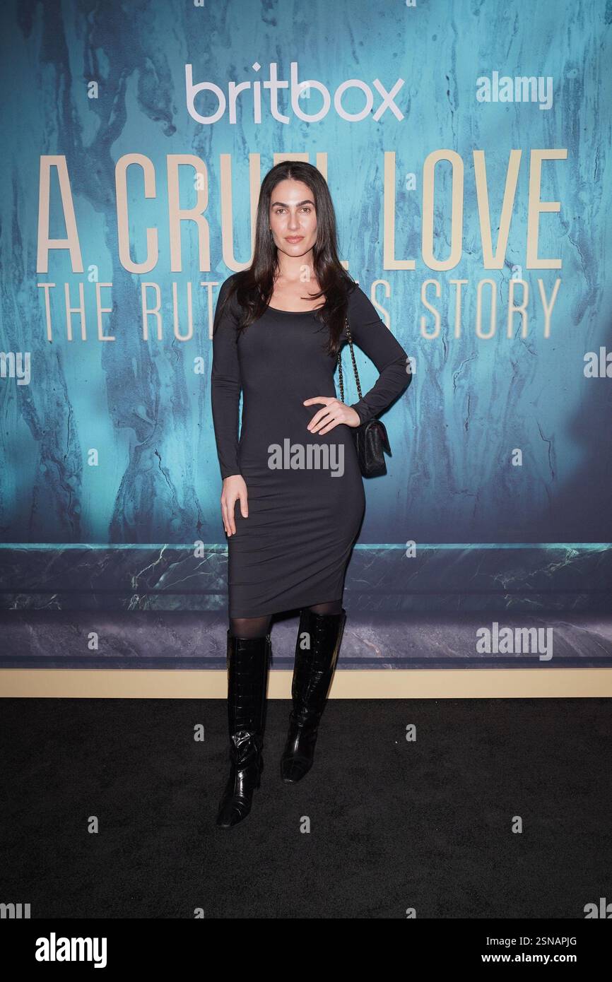 Ny. 11th Feb, 2025. Ali Weiss at arrivals for A CRUEL LOVE: THE RUTH ...