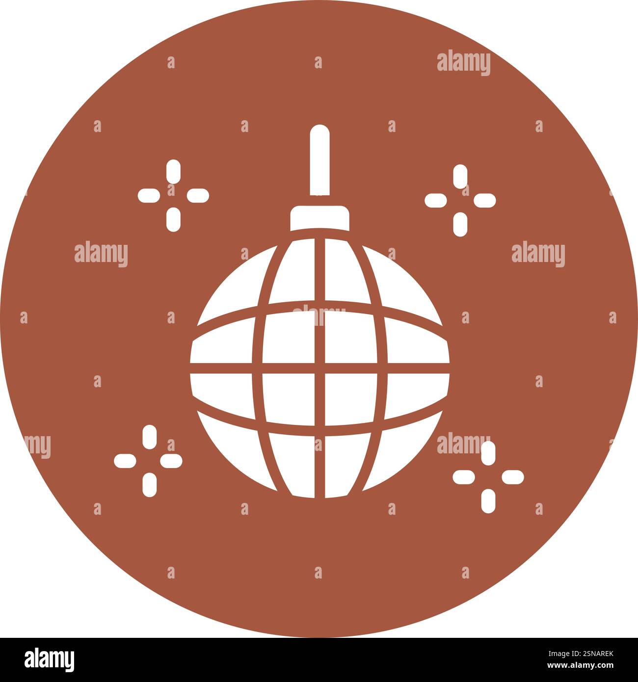 Disco mirror ball icon Cut Out Stock Images & Pictures - Alamy