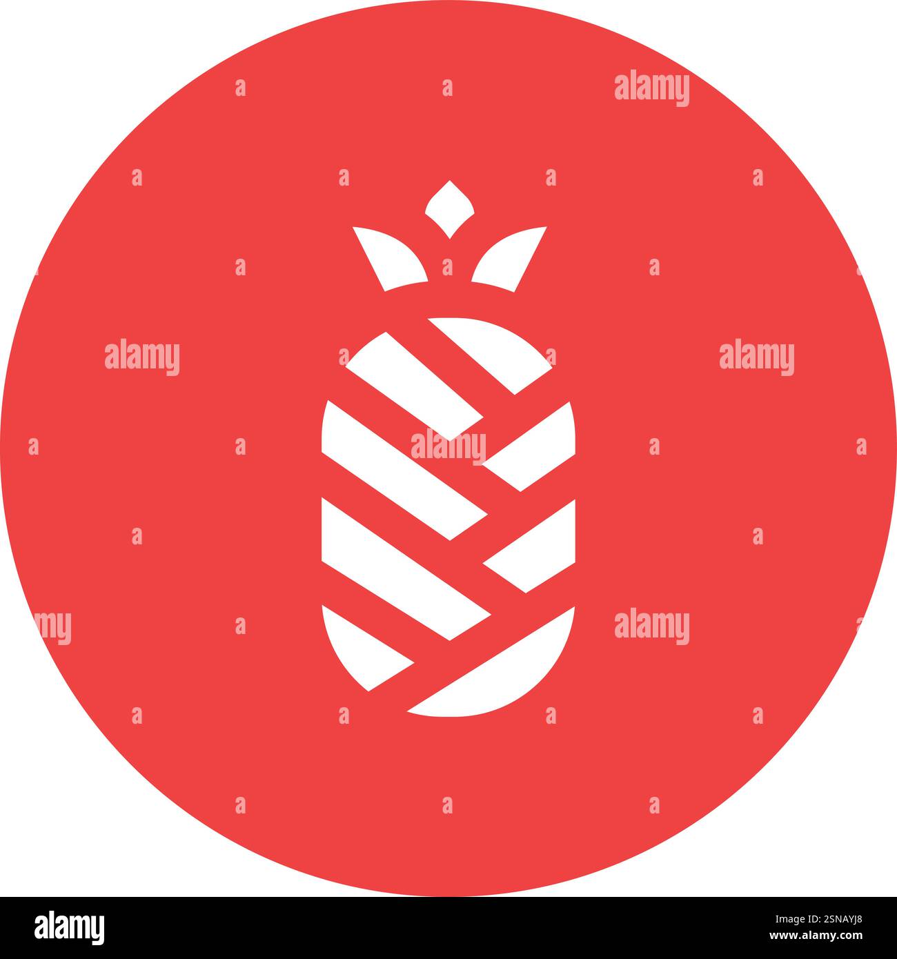 Pineapple Vector Icon Design Illustration Stock Vector Image & Art - Alamy