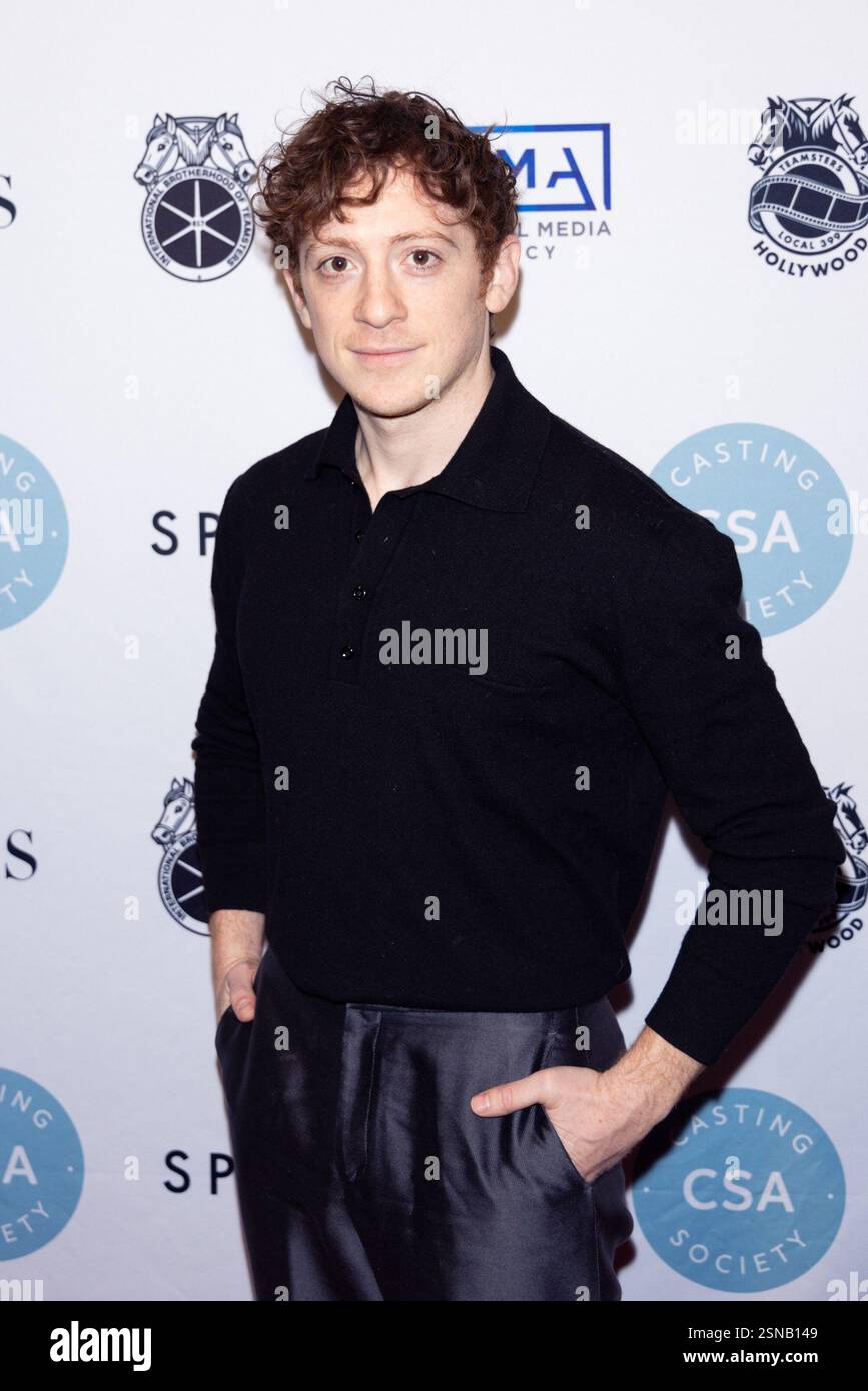 Ny. 12th Feb, 2025. Ethan Slater at arrivals for The 40th Artios Awards ...