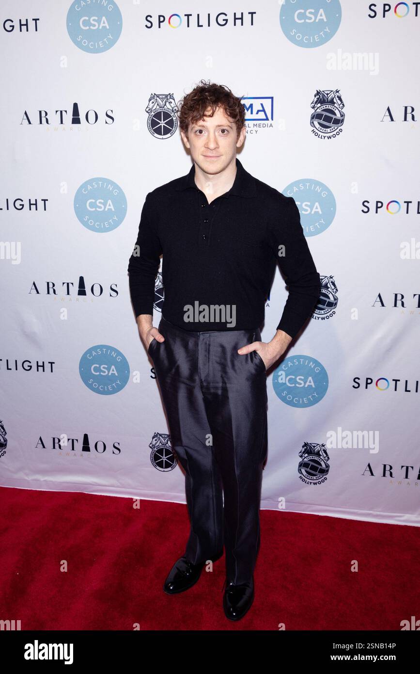 Ny. 12th Feb, 2025. Ethan Slater at arrivals for The 40th Artios Awards ...