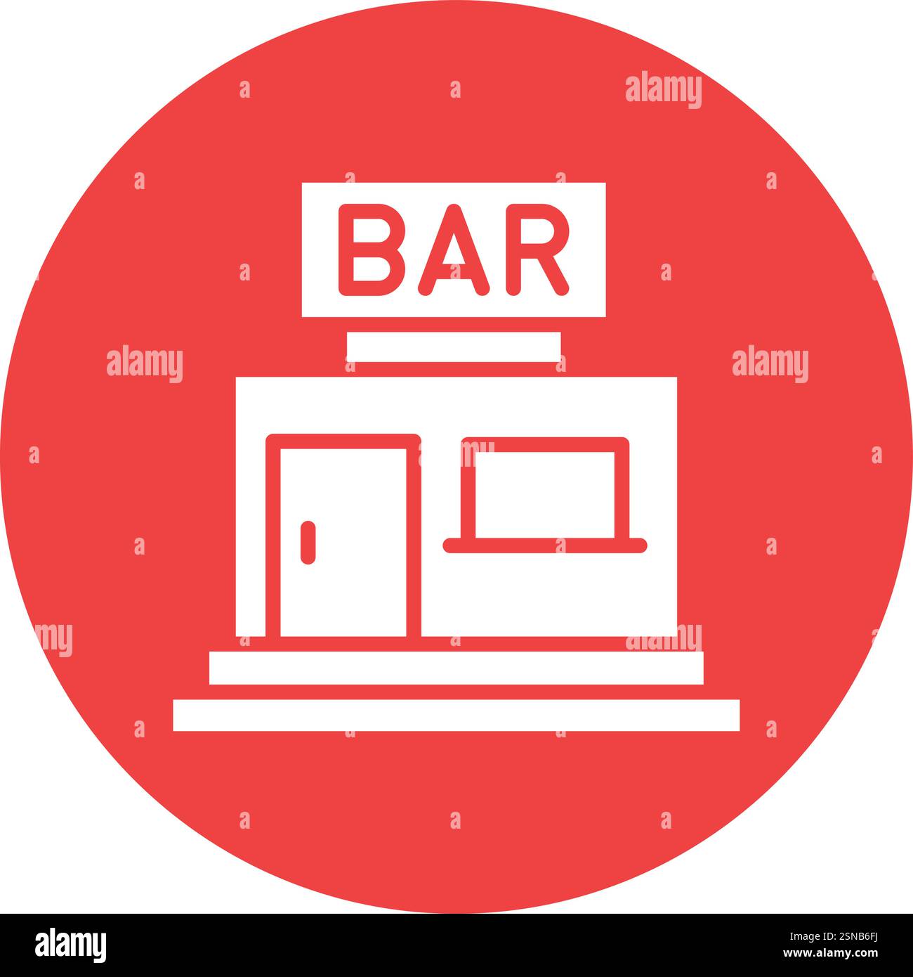 Bar Vector Icon Design Illustration Stock Vector Image & Art - Alamy