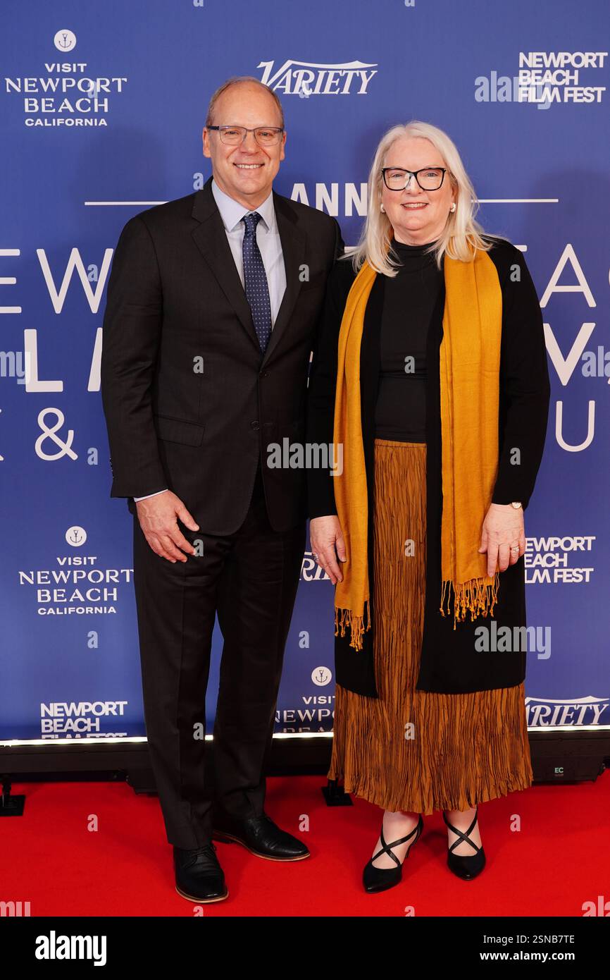 Andrew Russell, president and CEO of PBS SoCal, and his wife Oakie ...