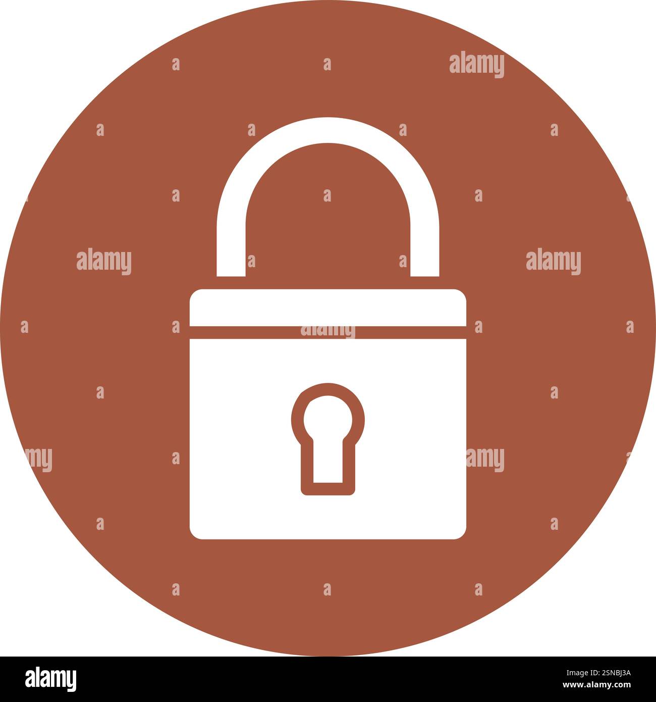 Padlock Vector Icon Design Illustration Stock Vector Image & Art - Alamy