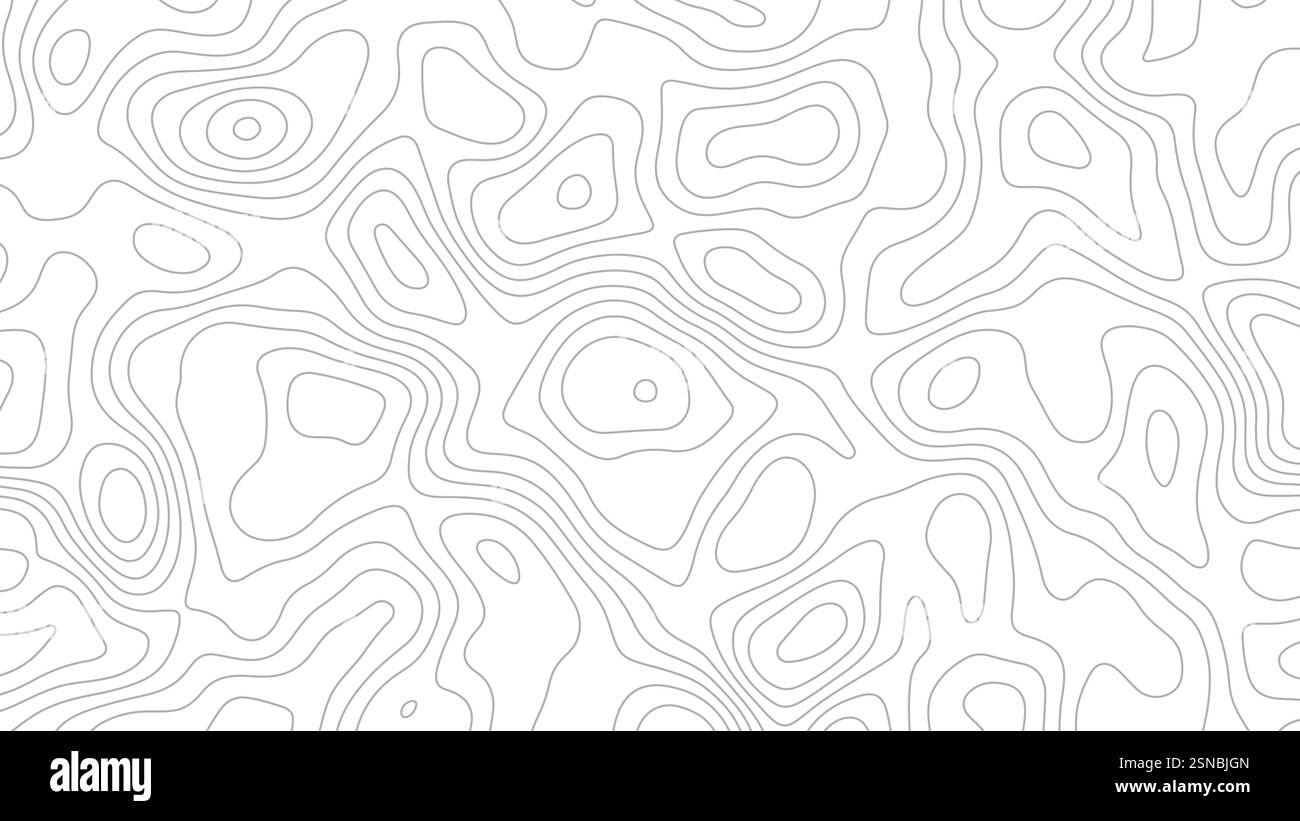 Topographic line pattern. Topography map. Contour geographic texture ...