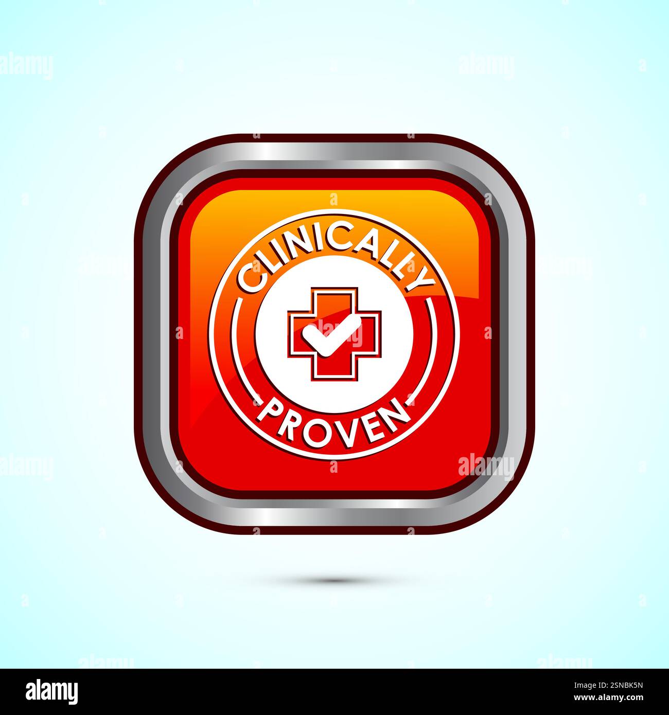 Clinically proven icon design illustration, Clinically tested label ...