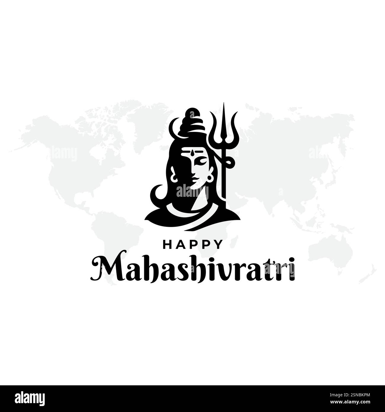 illustration of Hindu Religion Happy Maha Shivratri Festival, Happy ...