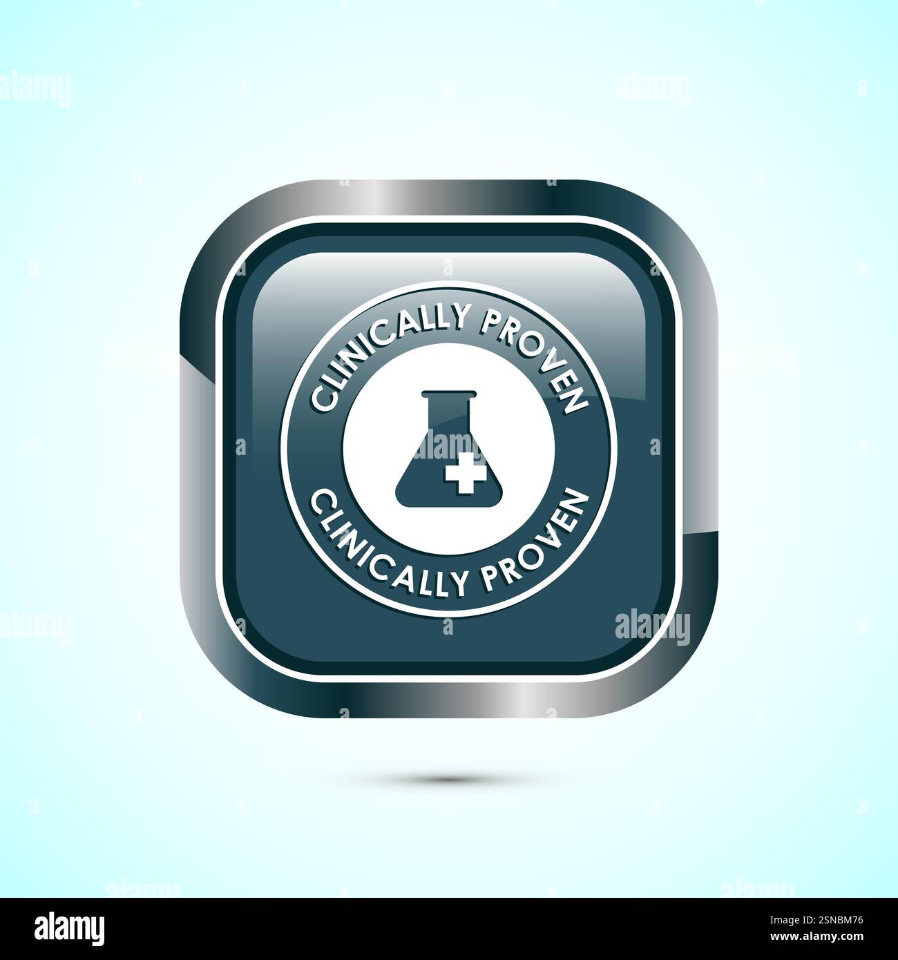 Clinically proven icon design illustration, Clinically tested label ...
