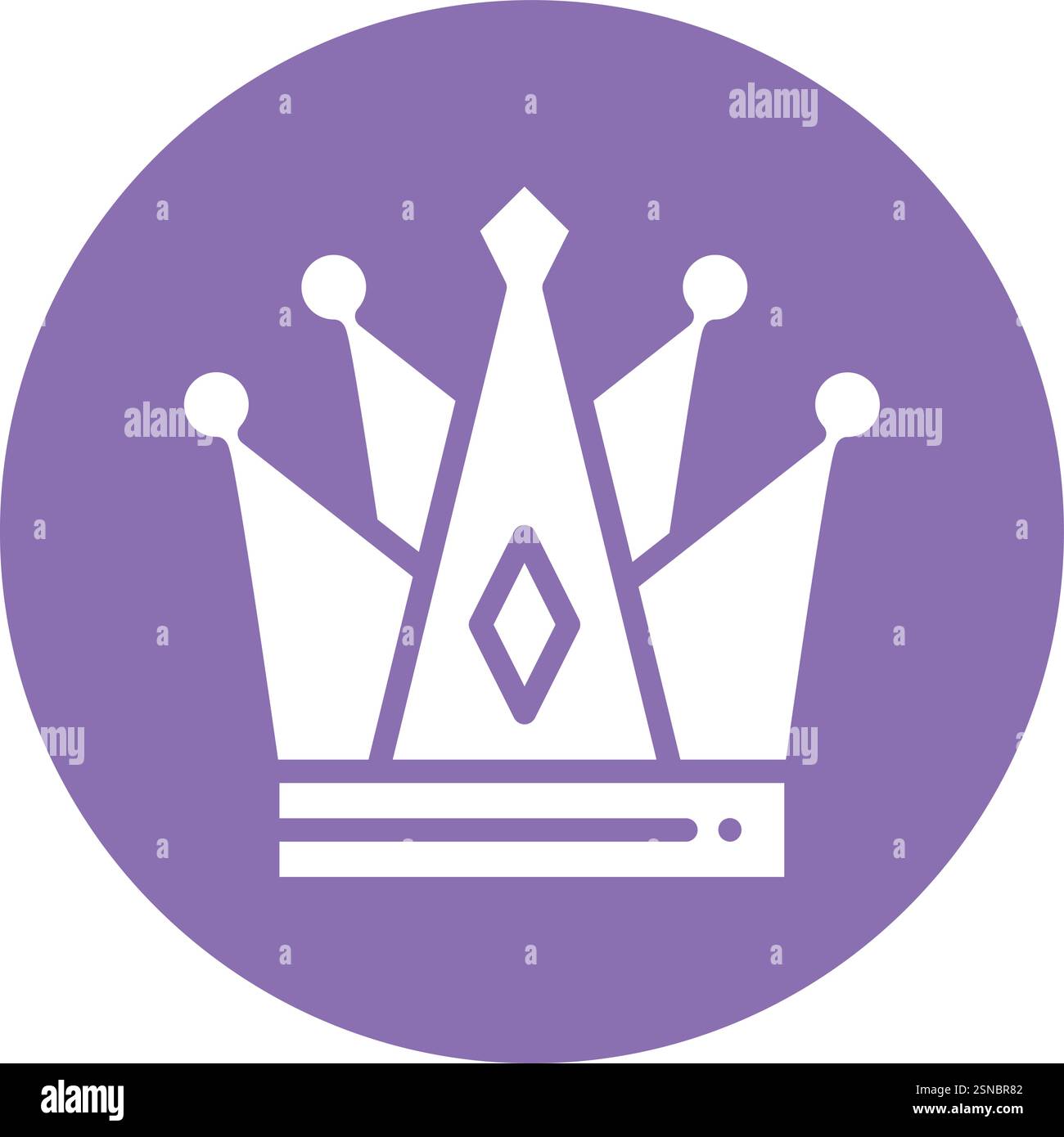 Crown Vector Icon Design Illustration Stock Vector Image & Art - Alamy