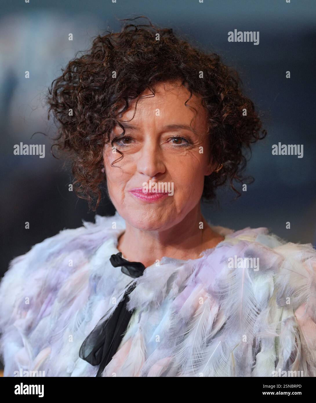 Actress Maria Schrader poses for photographers upon arrival at the ...