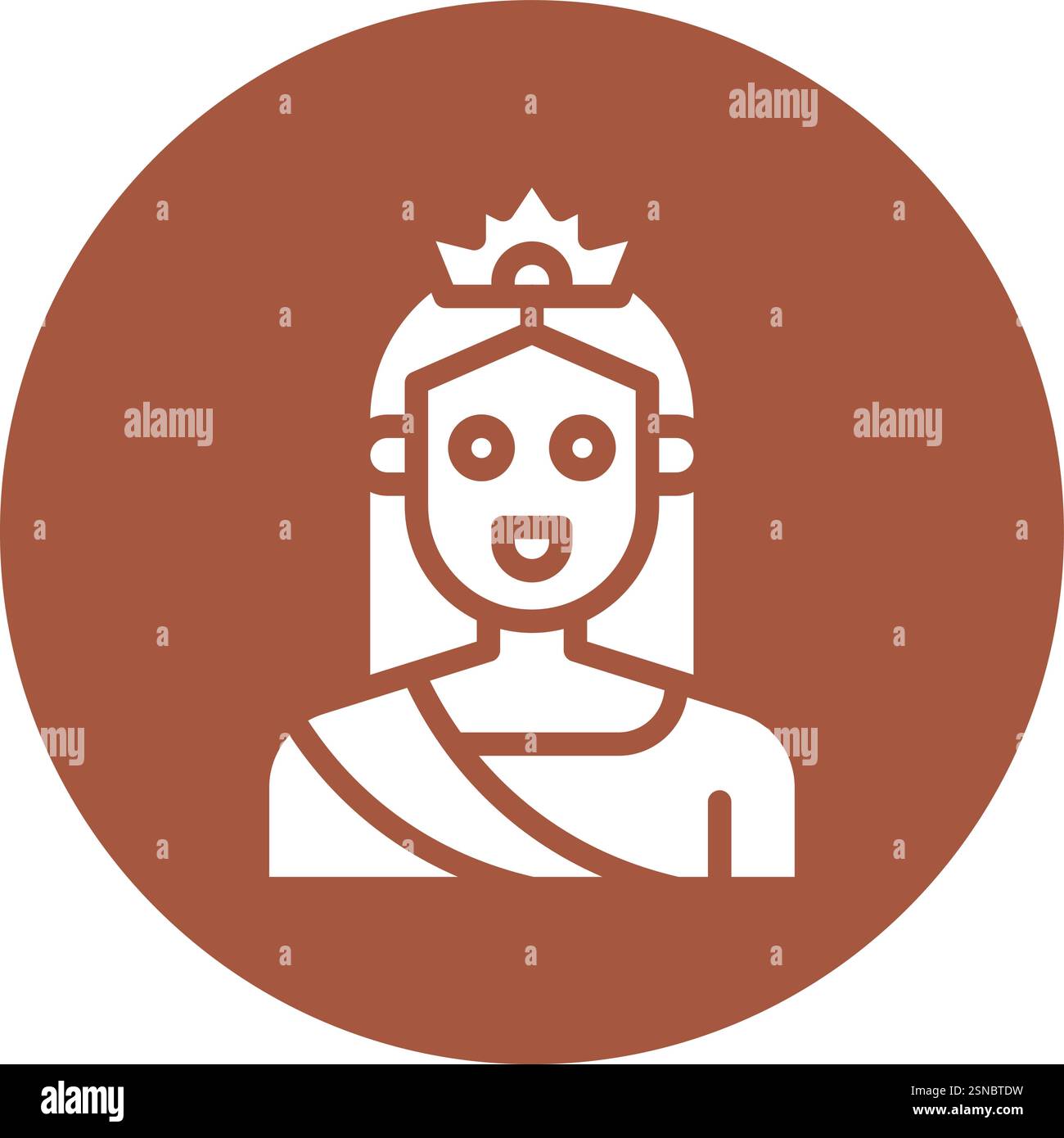 Queen Vector Icon Design Illustration Stock Vector Image & Art - Alamy