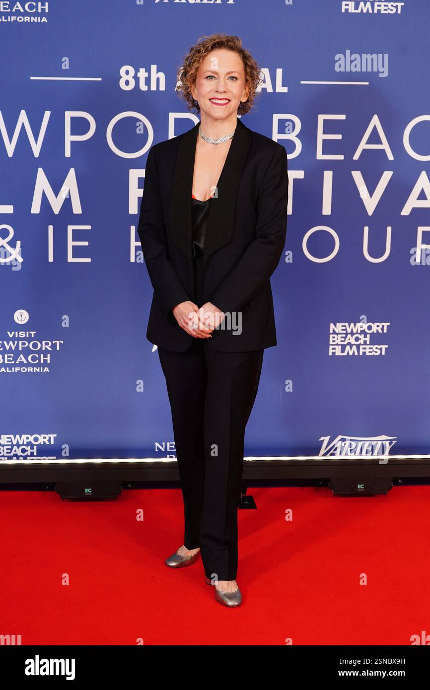 Anna Higgs, Chair of BAFTA Film Committee, attending the Newport Beach ...