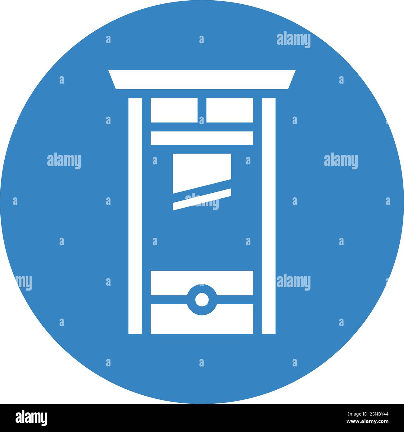 Guillotine Vector Icon Design Illustration Stock Vector Image & Art - Alamy
