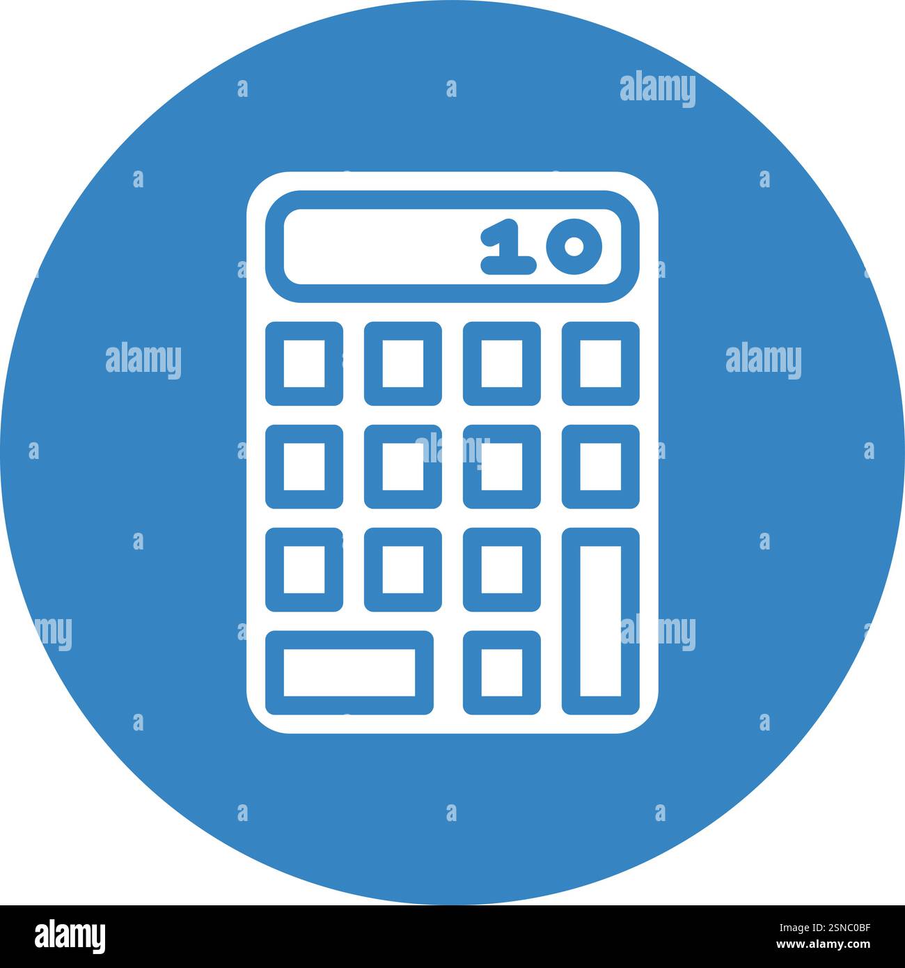 Calculator Vector Icon Design Illustration Stock Vector Image & Art - Alamy