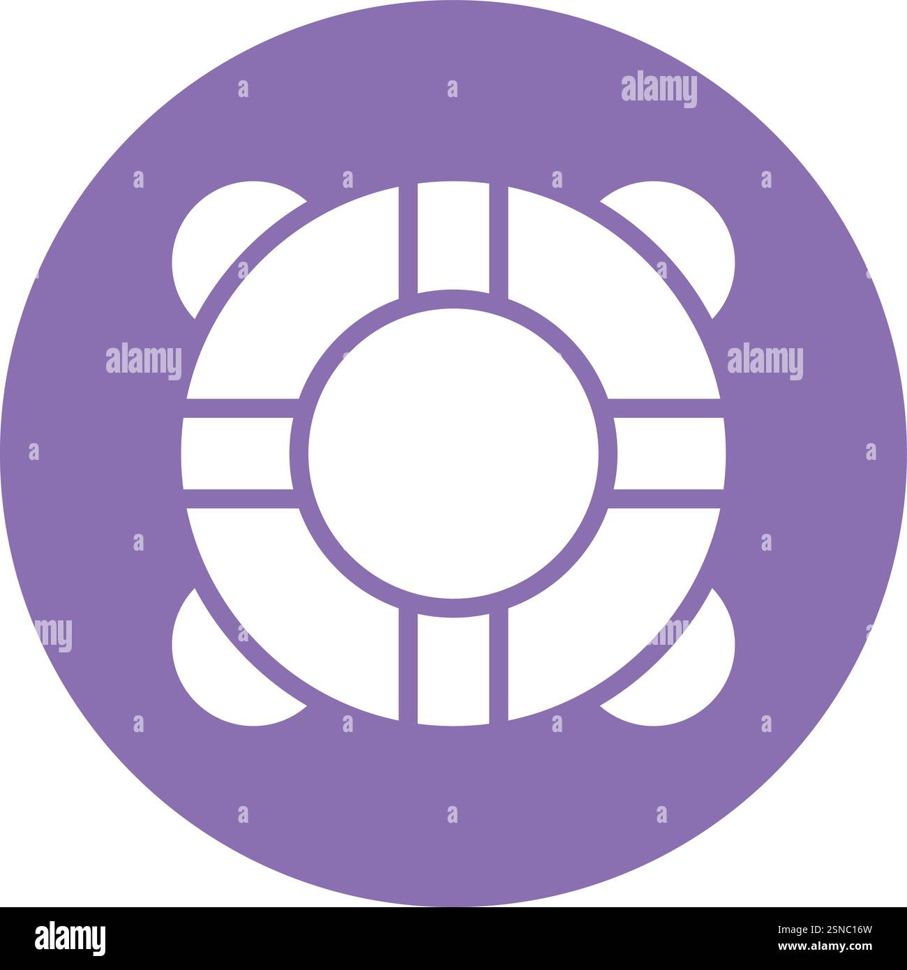 Lifebuoy Vector Icon Design Illustration Stock Vector Image & Art - Alamy