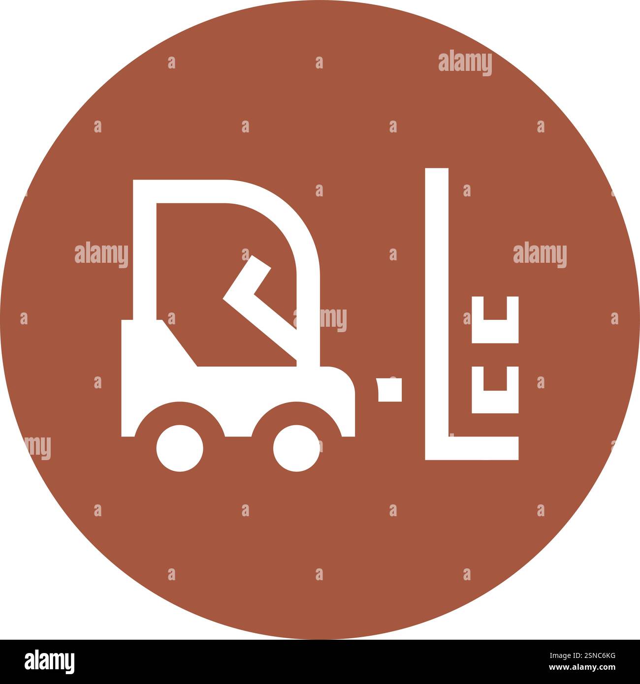 Fork Lifter Vector Icon Design Illustration Stock Vector Image & Art ...