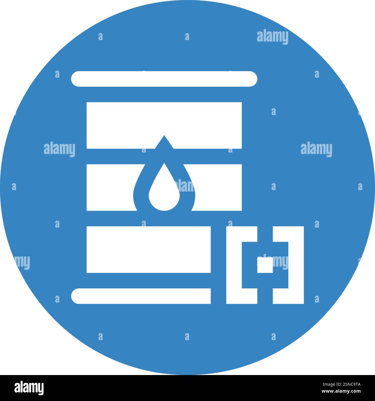 Barrel Chart Vector Icon Design Illustration Stock Vector Image & Art ...