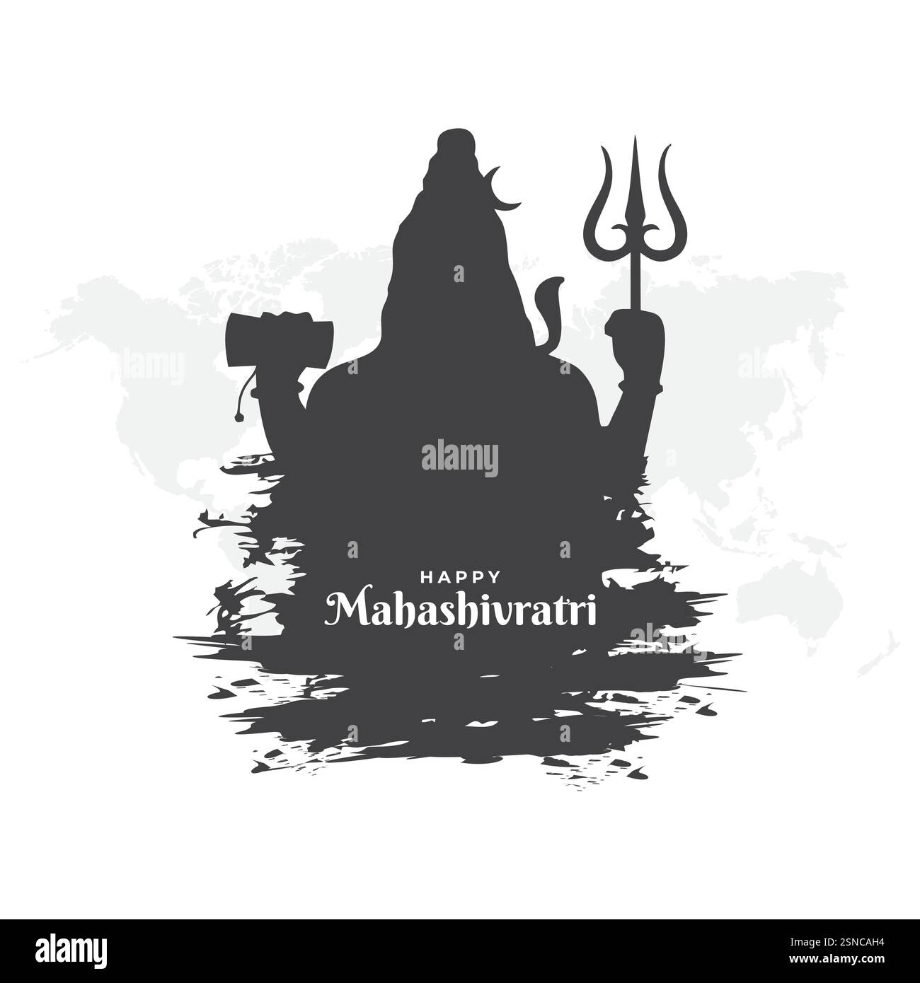 illustration of Hindu Religion Happy Maha Shivratri Festival, Happy ...
