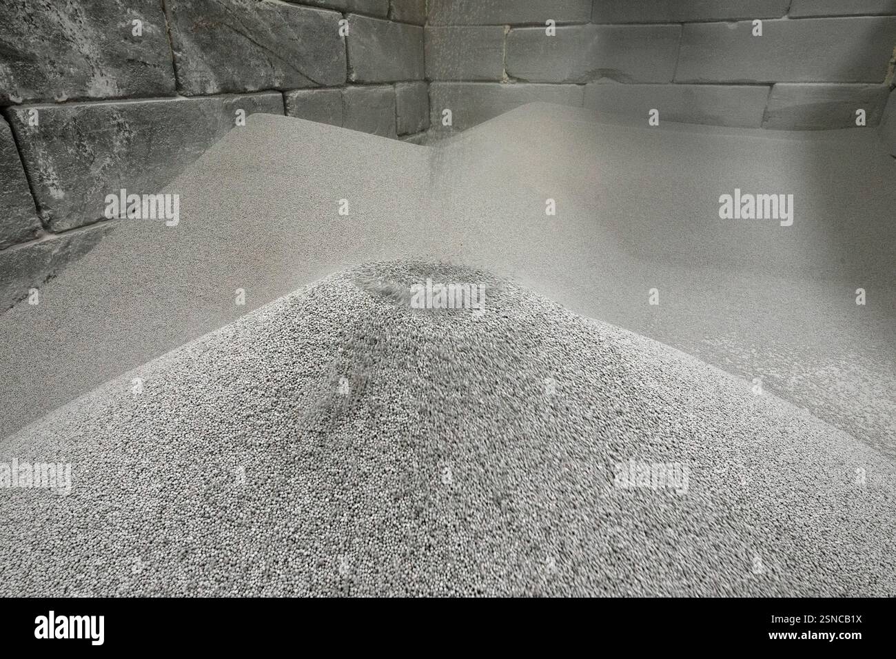 At a distribution and storage centre for fertilizers. Fertilizer ...