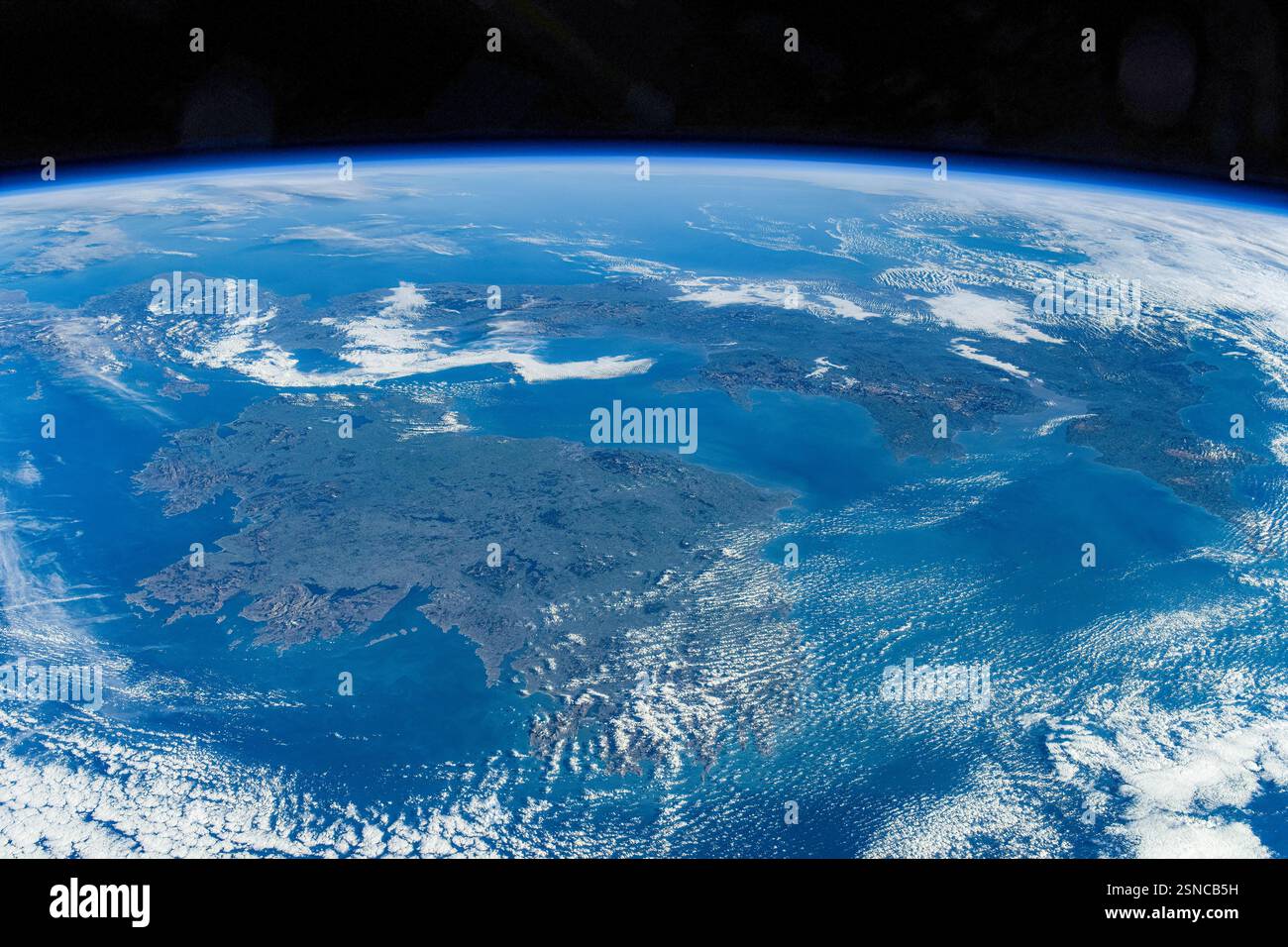 Planet Earth and physical geography. Digital enhancement of an image by ...