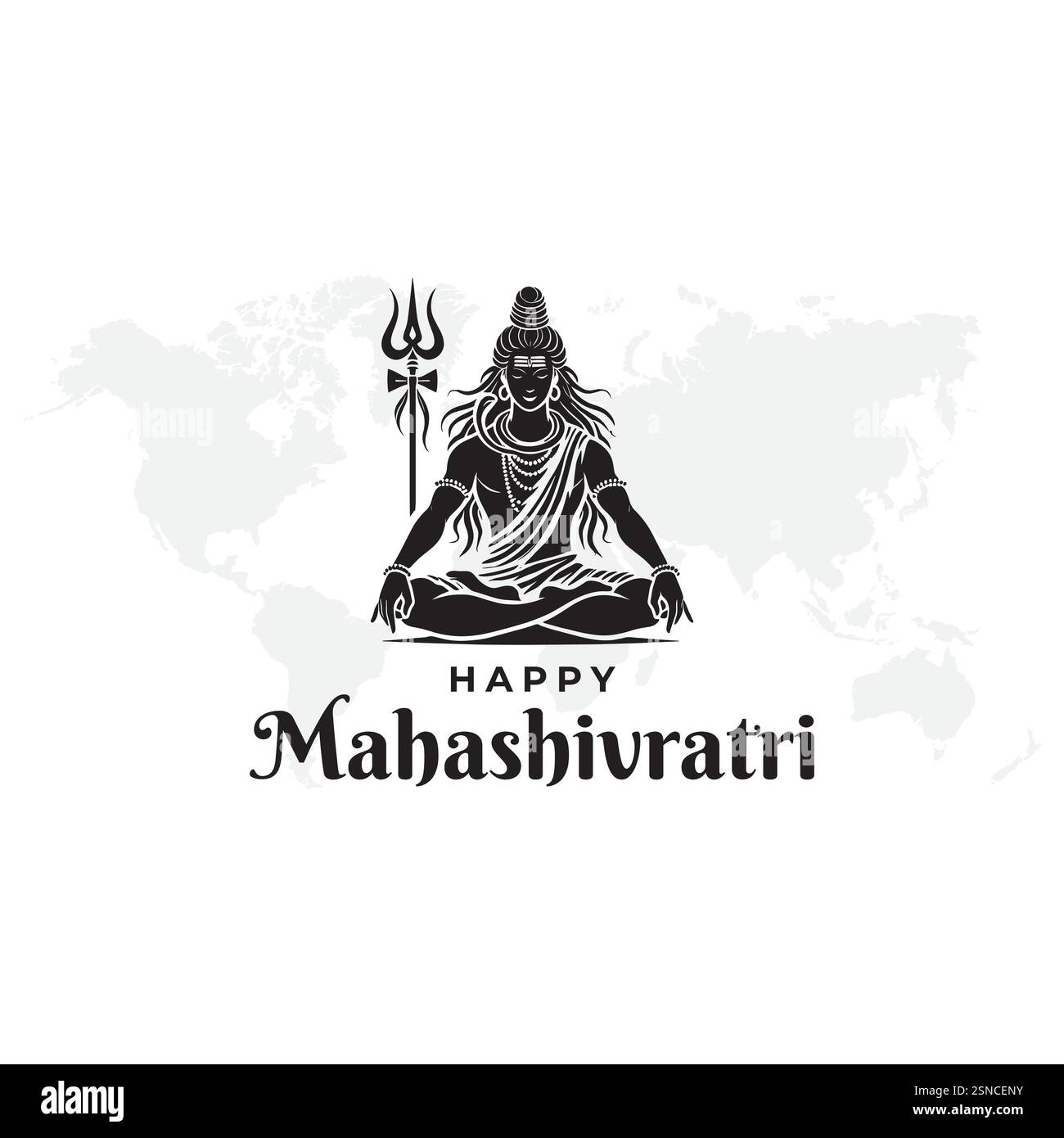 illustration of Hindu Religion Happy Maha Shivratri Festival, Happy ...